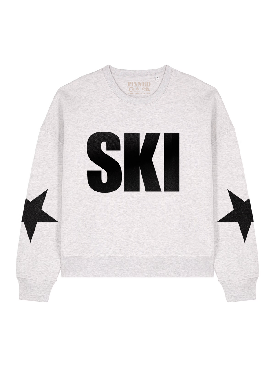 Boxy Sweater Ski Black Velvet – PINNED BY K