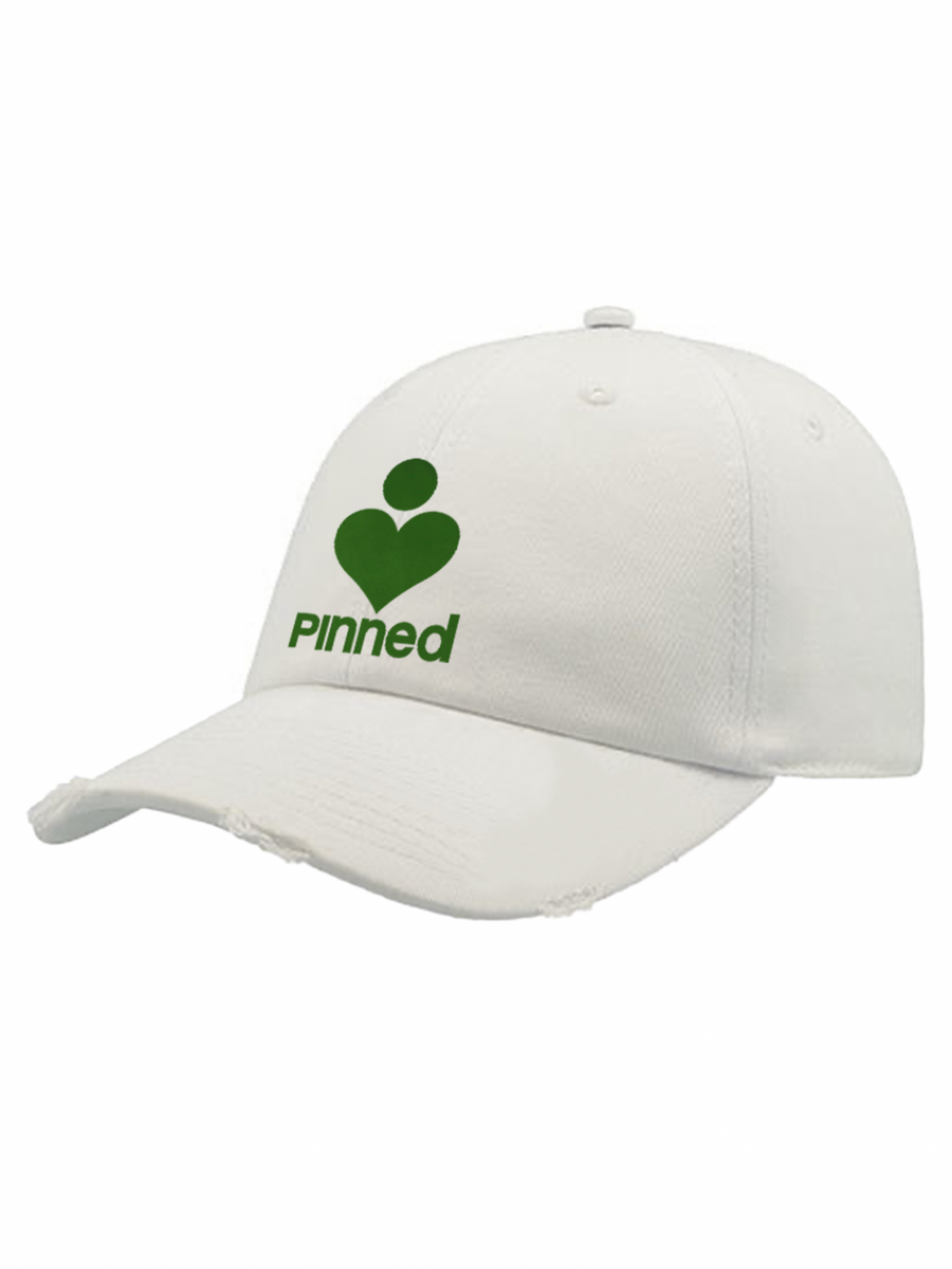 Cap PiNNED Green Velvet Destroyed – PINNED BY K