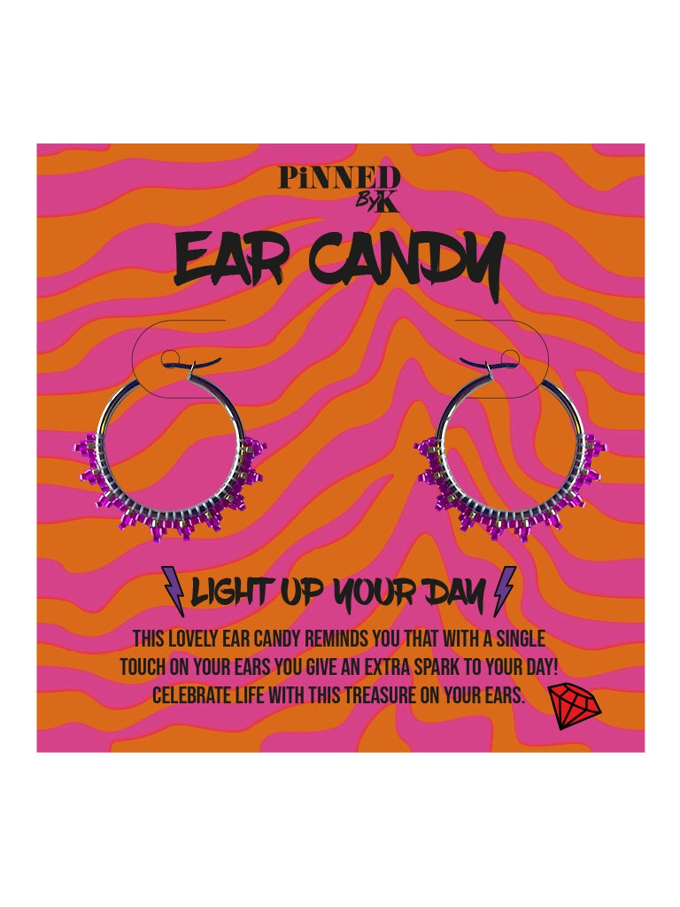 Ear Candy Hard Pink Beads – PINNED BY K